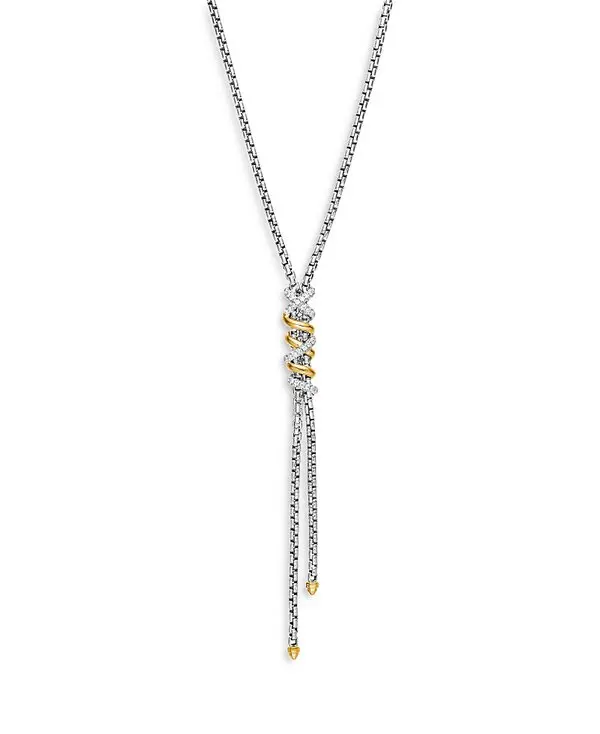 David Yurman Helena Y Necklace With Diamonds