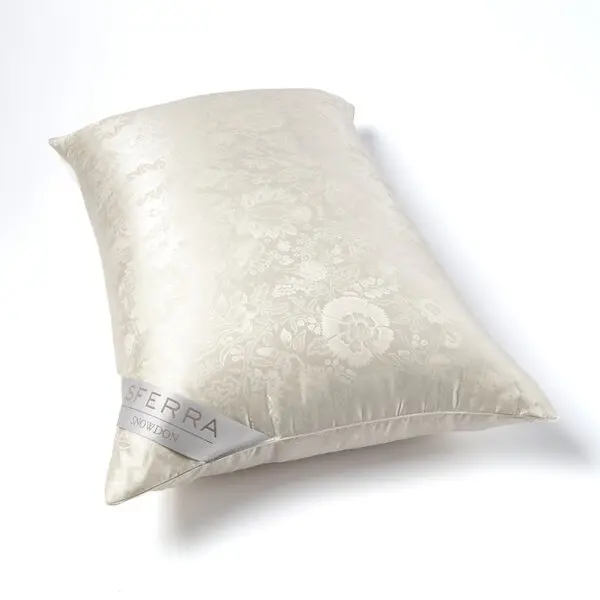 SFERRA Snowdon Firm Queen Down Pillow - White