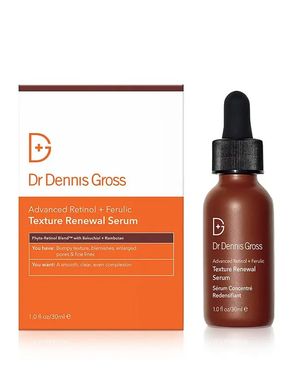 DR. DENNIS GROSS SKINCARE Advanced Retinol + Ferulic Texture Renewal Serum 1 Oz