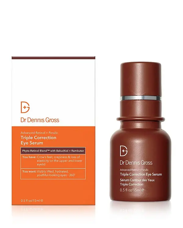 DR. DENNIS GROSS SKINCARE Advanced Retinol + Ferulic Triple Correction Eye Serum 0.5 Oz