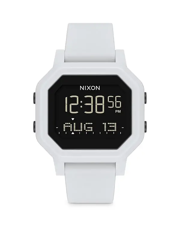 Nixon Siren Digital Watch, 38mm - White