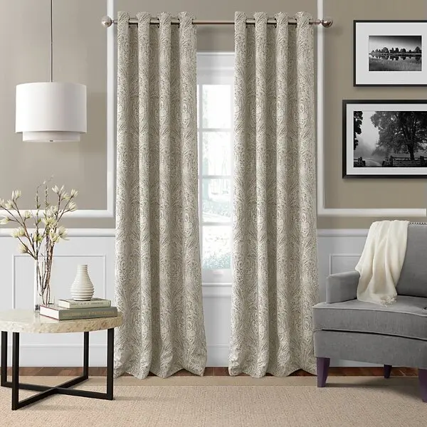 ELRENE HOME FASHIONS Julianne Blackout Window Panel, 52 X 95 - Natural