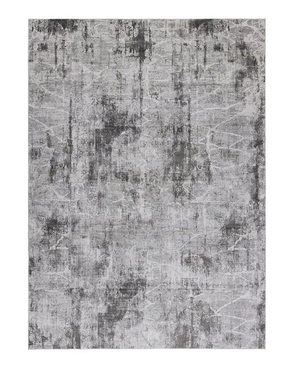 MINK HOME Alloy All342 Area Rug, 3' X 5 - Silver
