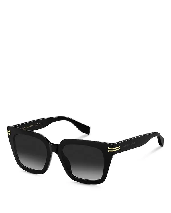 Marc Jacobs Square Sunglasses - Black/gray Gradient