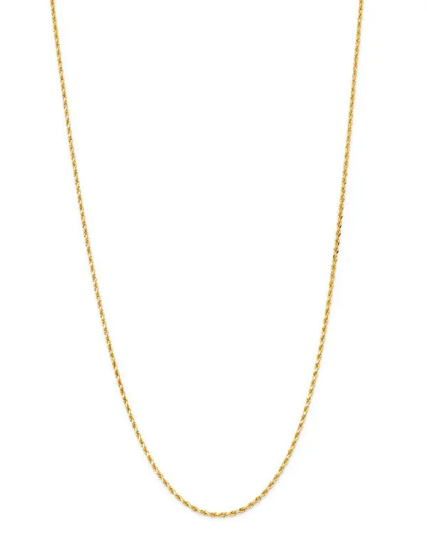 Bloomingdale'S 14k Yellow Rope Link Chain Necklace