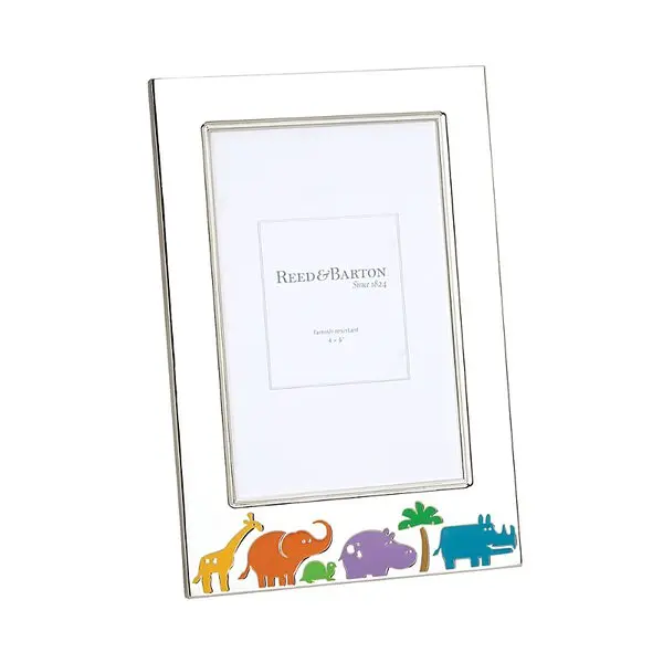 REED & BARTON Jungle Parade Picture Frame