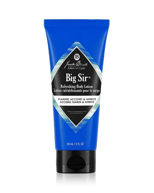 Jack Black Big Sir Refreshing Body Lotion With Marine Accord & Amber 3 Oz