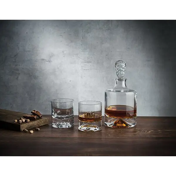 NUDE GLASS Shade Decanter & Glass Set