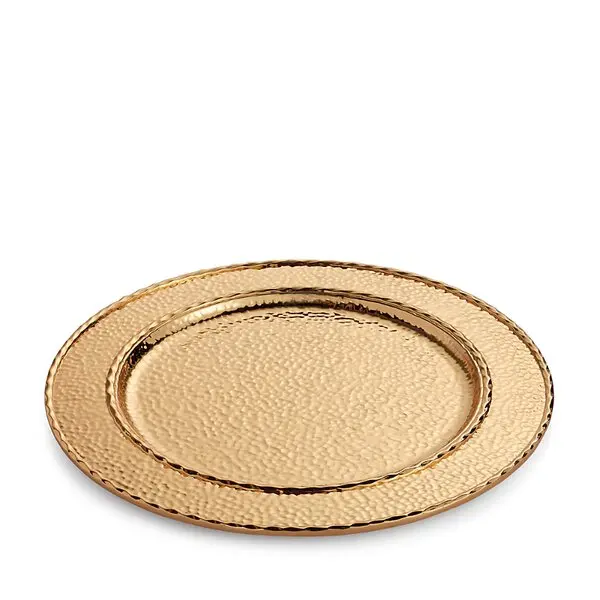 Michael Aram Hammertone Charger - Gold