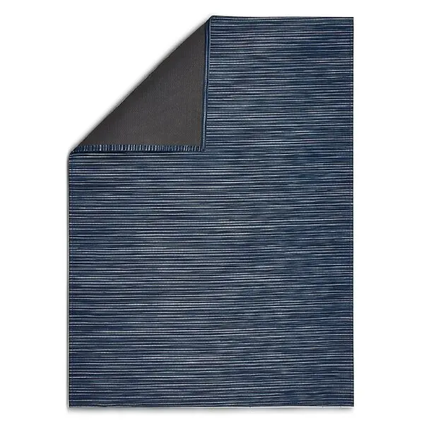 CHILEWICH Rib Weave Floormat, 30 X 106 - Indigo