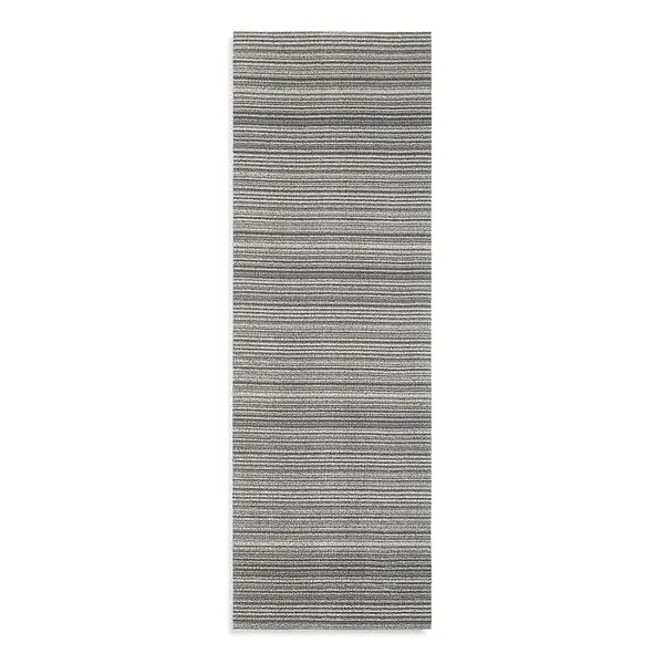 CHILEWICH Skinny Stripe Shag Runner, 24 X 72 - Shadow