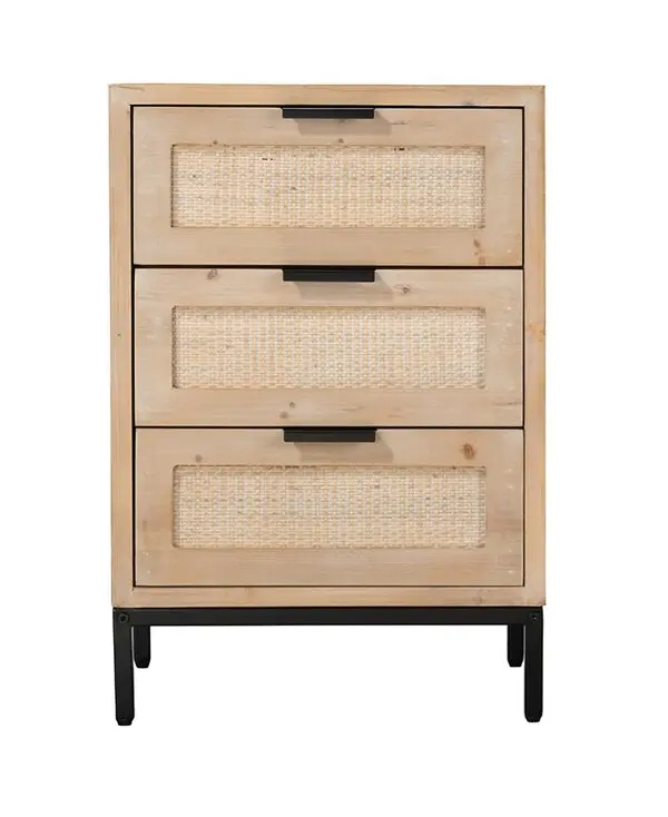 JAMIE YOUNG CO. Reed 3 Drawer Side Table