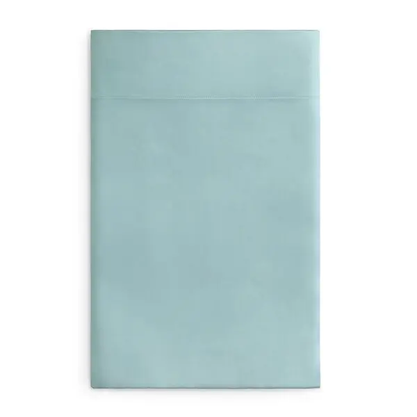 Gingerlily Silk Solid Flat Sheet, Queen - Teal
