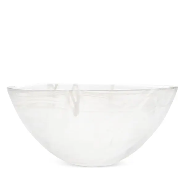 KOSTA BODA Contrast Bowl, Large - White/white