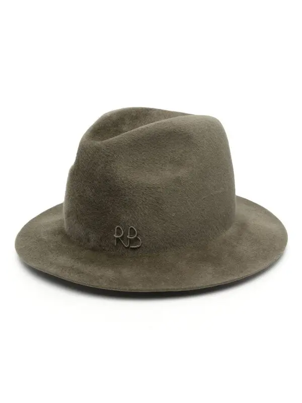 Ruslan Baginskiy Logo-embroidered Fedora