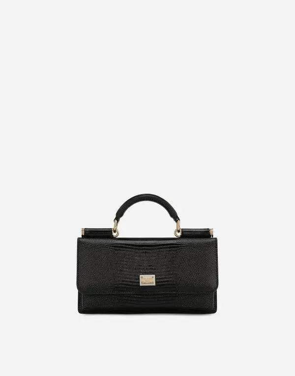 Dolce & Gabbana Iguana-print Mini Bag - Black