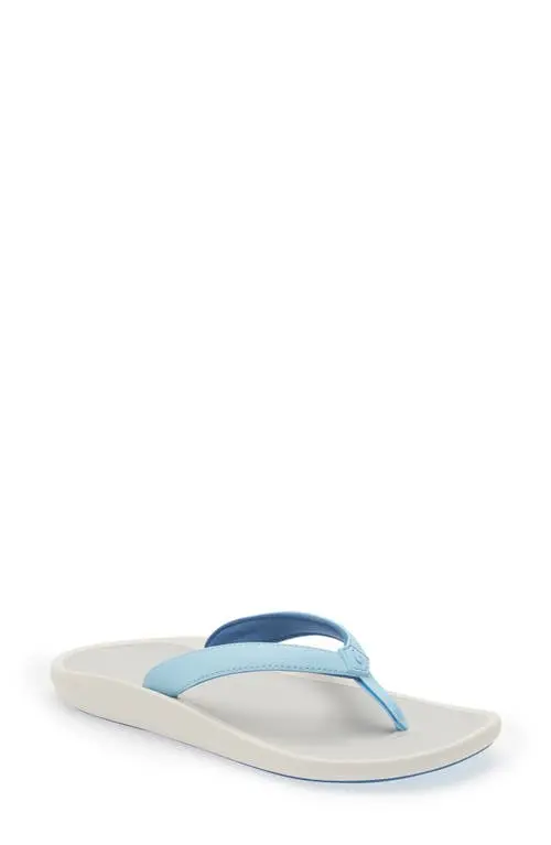Olukai Pioe Flip Flop - Lanai Breeze/mist Grey