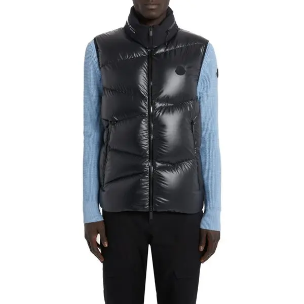 Moncler Tago Quilted Recycled Polyester Down Vest