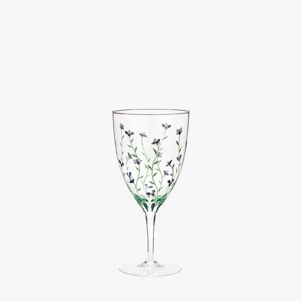 Tory Burch Jolie Fleur Water Glass, Set Of 2