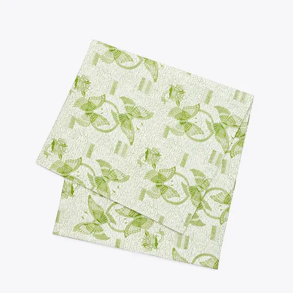 Tory Burch Butterfly Batik Square Tablecloth, 70" X 70