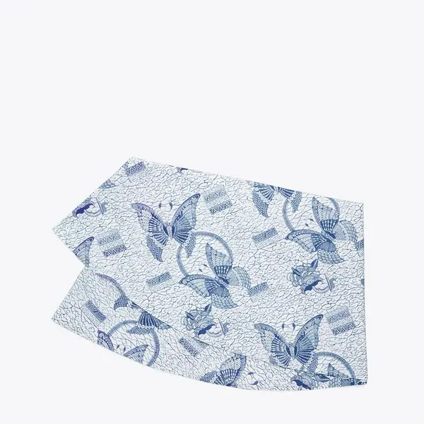 Tory Burch Butterfly Batik Round Tablecloth, 90