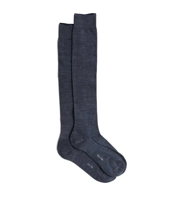 Falke Climawool Knee-high Socks - Navy