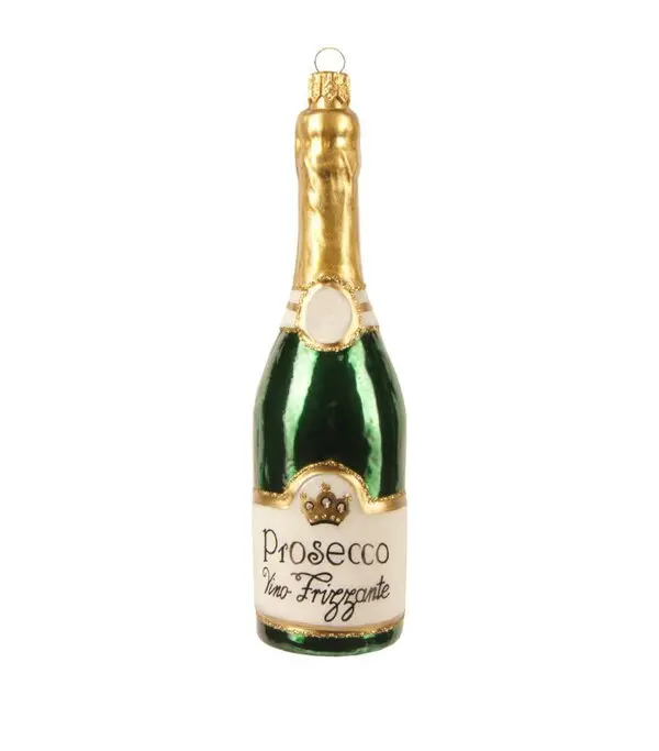 Harrods Prosecco Tree Decoration - Green | Editorialist