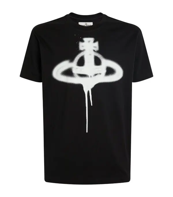 Vivienne Westwood Graffiti Orb T-Shirt - Black | Editorialist