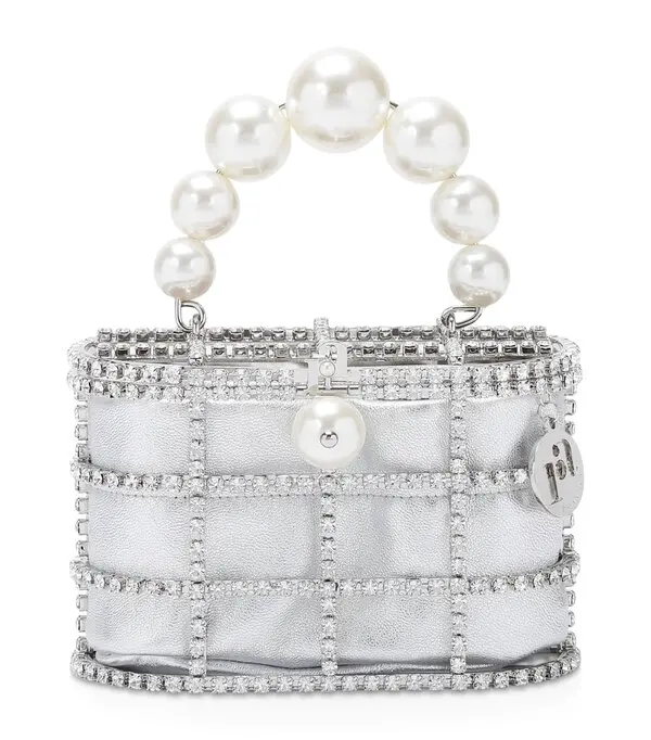 Rosantica Mini Holli Top-handle Bag - Silver