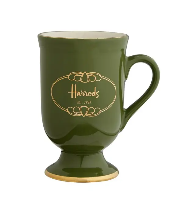 Harrods Pedestal Mug - Green | Editorialist