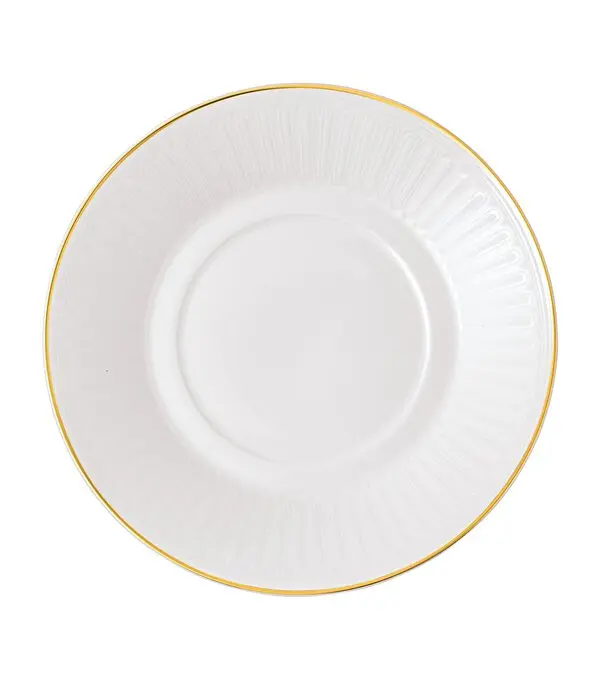 VILLEROY & BOCH Bone Porcelain Château Septfontaines Soup Cup Saucer - White