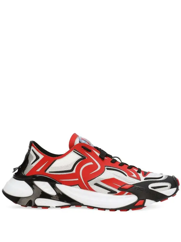 Dolce & Gabbana Logo-patch Sneakers - Red