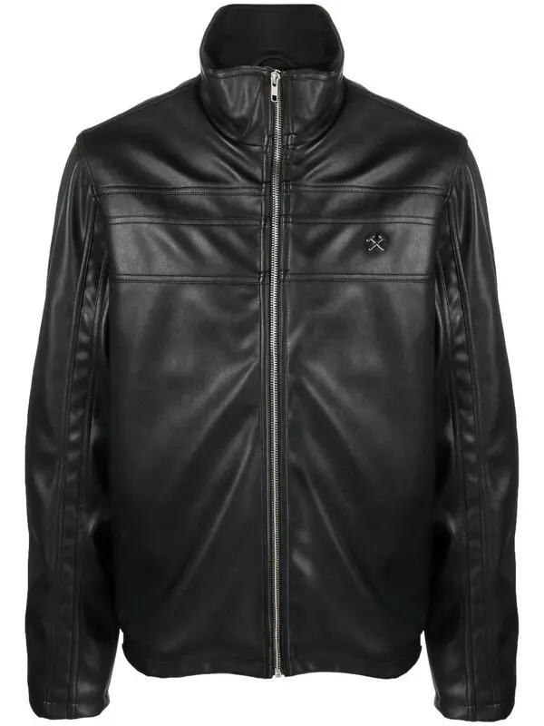 GMBH High-neck Zip-up Jacket
