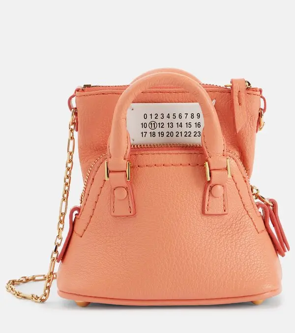 Maison Margiela 5ac Classique Baby Leather Bag In Pink 30% Off