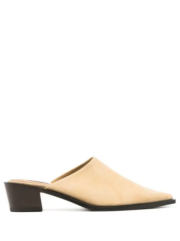 REIKE NEN 45mm Pointed-toe Suede Mules