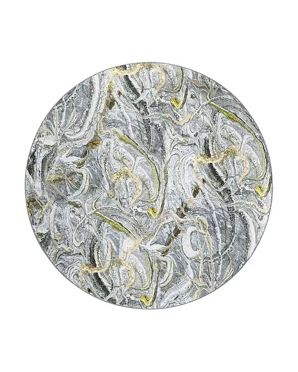 DALYN RUG COMPANY Kikiamo Kk12 Round Area Rug, 8' X 8