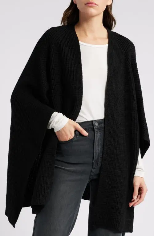 All Saints Travelling Ruana - Black