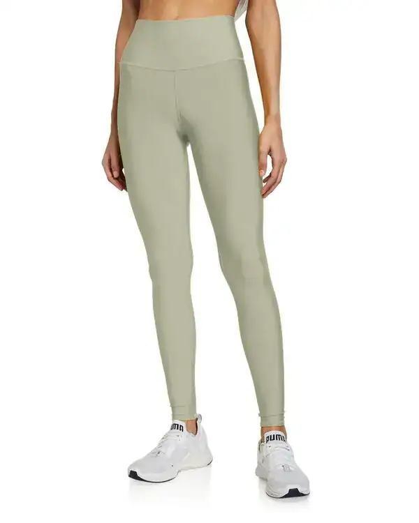Alo Yoga High-Waist Airlift Full-Length Leggings In Limestone - 57