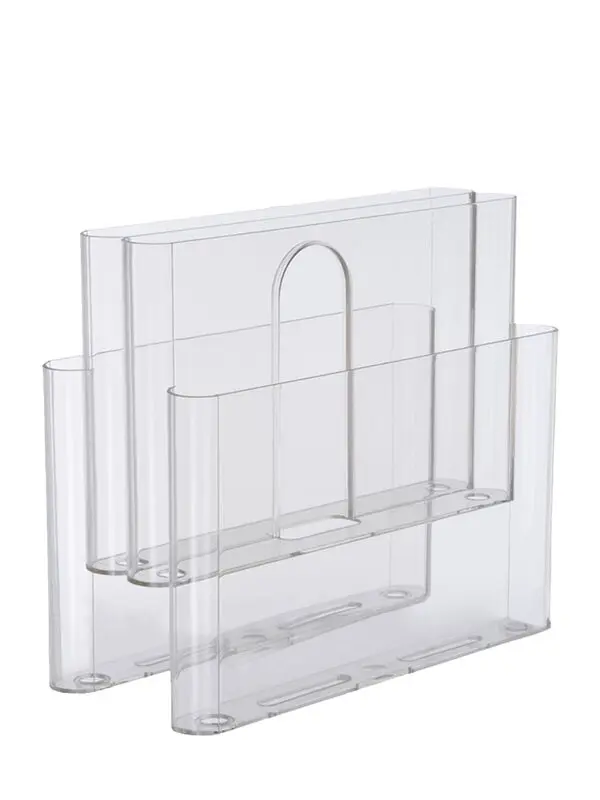 Kartell Magazine Rack - Transparent | Editorialist