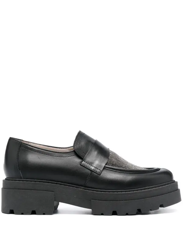 Fabiana Filippi Bead-embellished Loafers