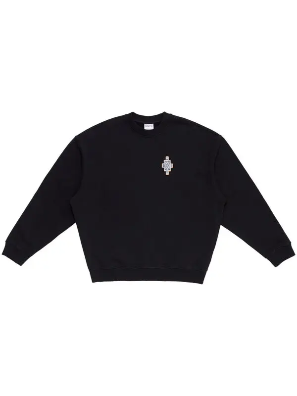 COUNTY OF MILAN Optical Cross Cotton Sweatshirt