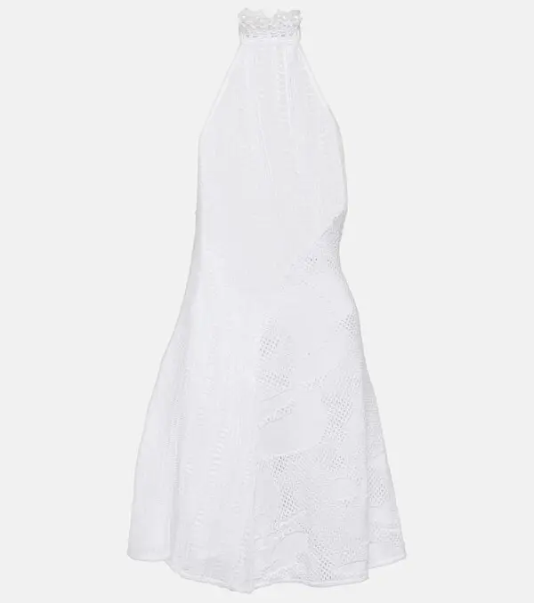ROBERTA EINER Halterneck Knit Minidress