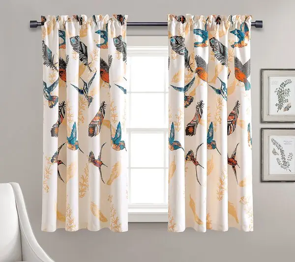 LUSH DECOR Bird Breeze Light Filtering Multi Set Lush D Ecor