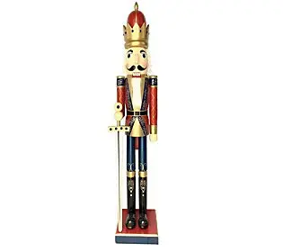 SANTA'S WORKSHOP 60' Coronation King Nutcracker