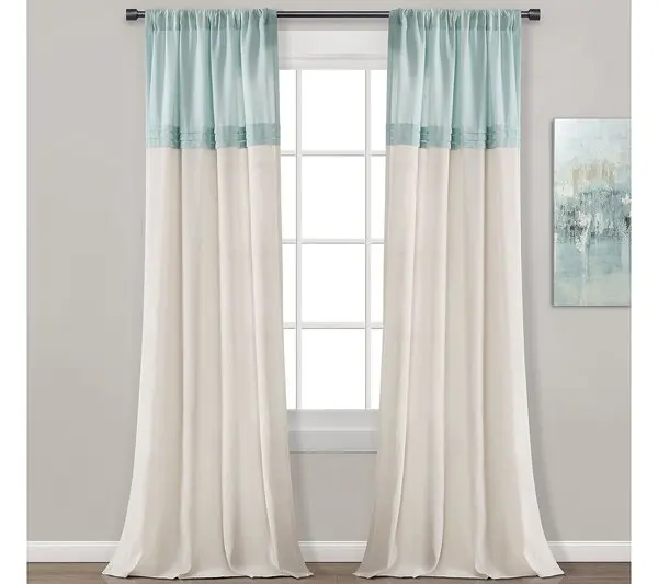 LUSH DECOR Farmhouse Faux Linen Set By