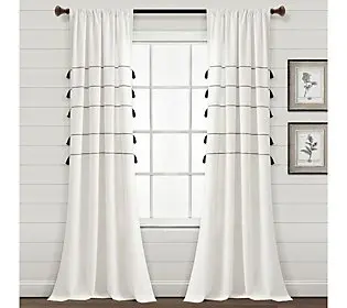LUSH DECOR Farmhouse Boho Stripe Wov. 95x42 Set Lush De Cor