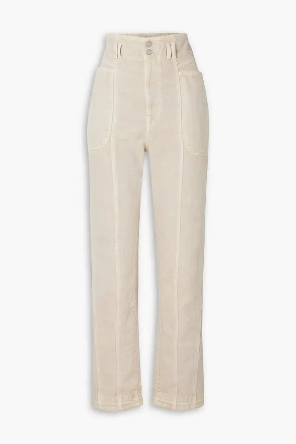 MARANT ETOILE Tess Boyfriend Jeans - Beige