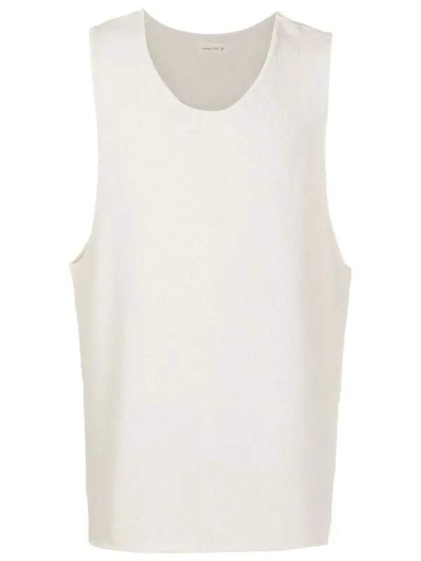 OSKLEN Garment-dyed Scoop-neck Tank Top