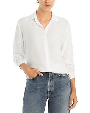 Beachlunchlounge Marlena Shirt In White - 64% Off | Editorialist