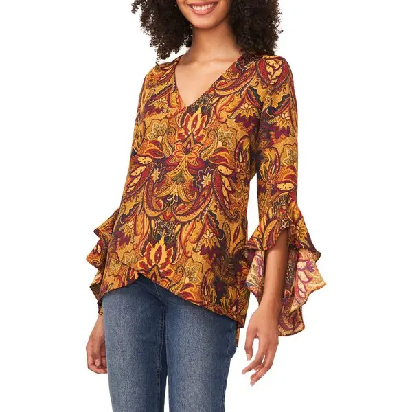 Vince Camuto Ruffle Sleeve Blouse